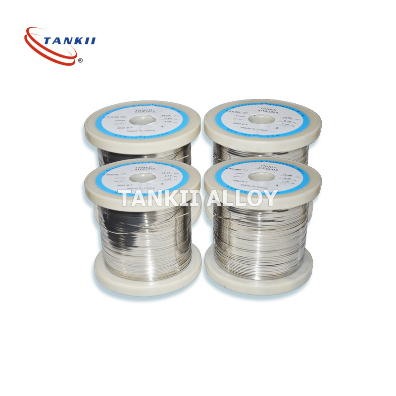 Endüstriyel Fırın Isıtma Elemanları İçin Düz Nikrom Tel NiCr8020